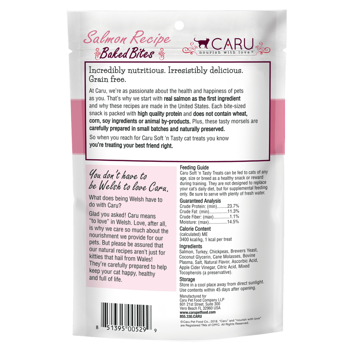 Caru Soft ‘n Tasty Salmon Baked Bites for Cats – Boou Bakery