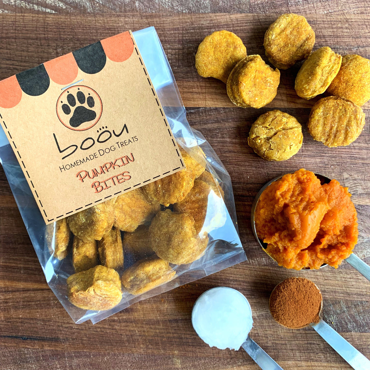 Pumpkin Bites – Boou Bakery + Pet Shop